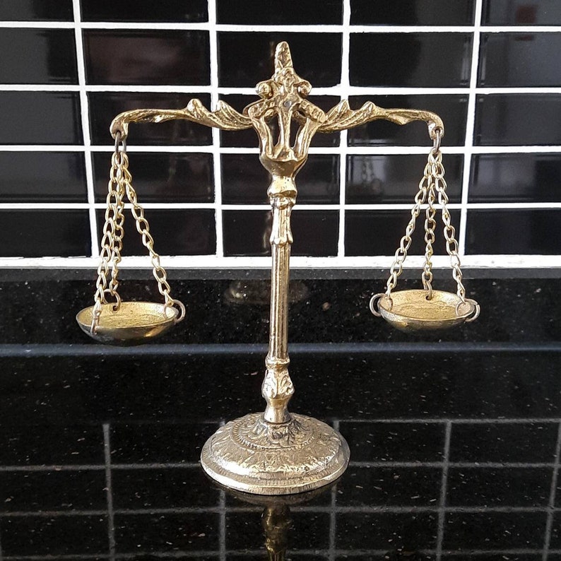 Brass Scales of Justice: Law Office Decor, Lawyer Gift - Etsy