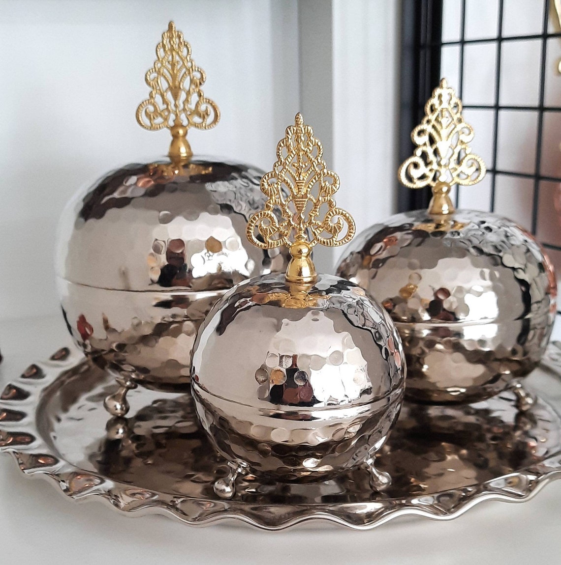 Decorative Copper Bowl Set Copper Spice Bowls Housewarming - Etsy