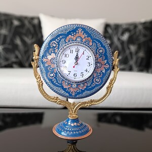 Table Clock, Decorative Copper Table Clock, Housewarming Gift ...