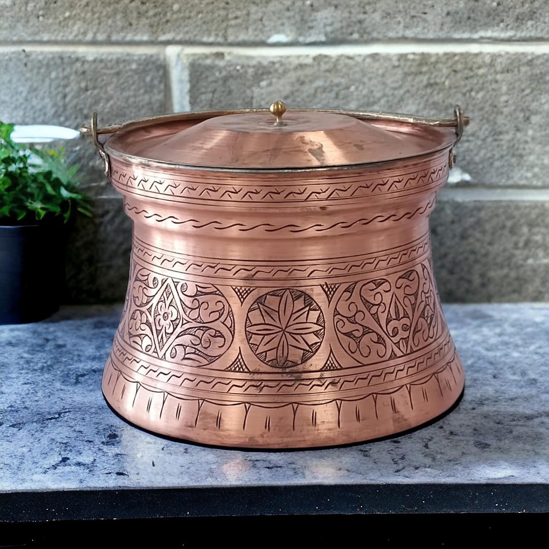 Copper Bucket, Copper Dip Bowl, Crafty Servings, Party Serving Decor ...