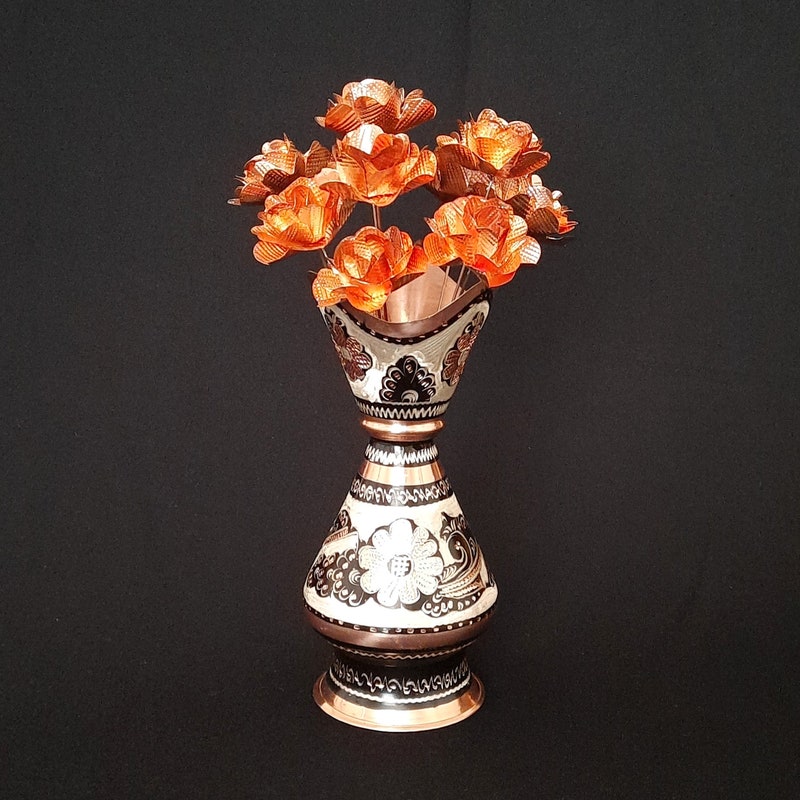 Copper Flowers - Etsy