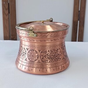 Copper Bucket, Copper Dip Bowl, Crafty Servings, Party Serving Decor ...