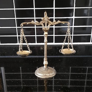 Brass Scales of Justice: Law Office Decor, Lawyer Gift - Etsy