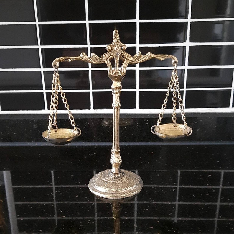 Brass Scales of Justice: Law Office Decor, Lawyer Gift - Etsy