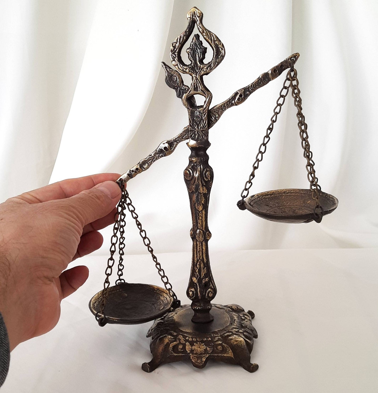 Scales of Justice Law Office Decor Brass Justice Scales - Etsy