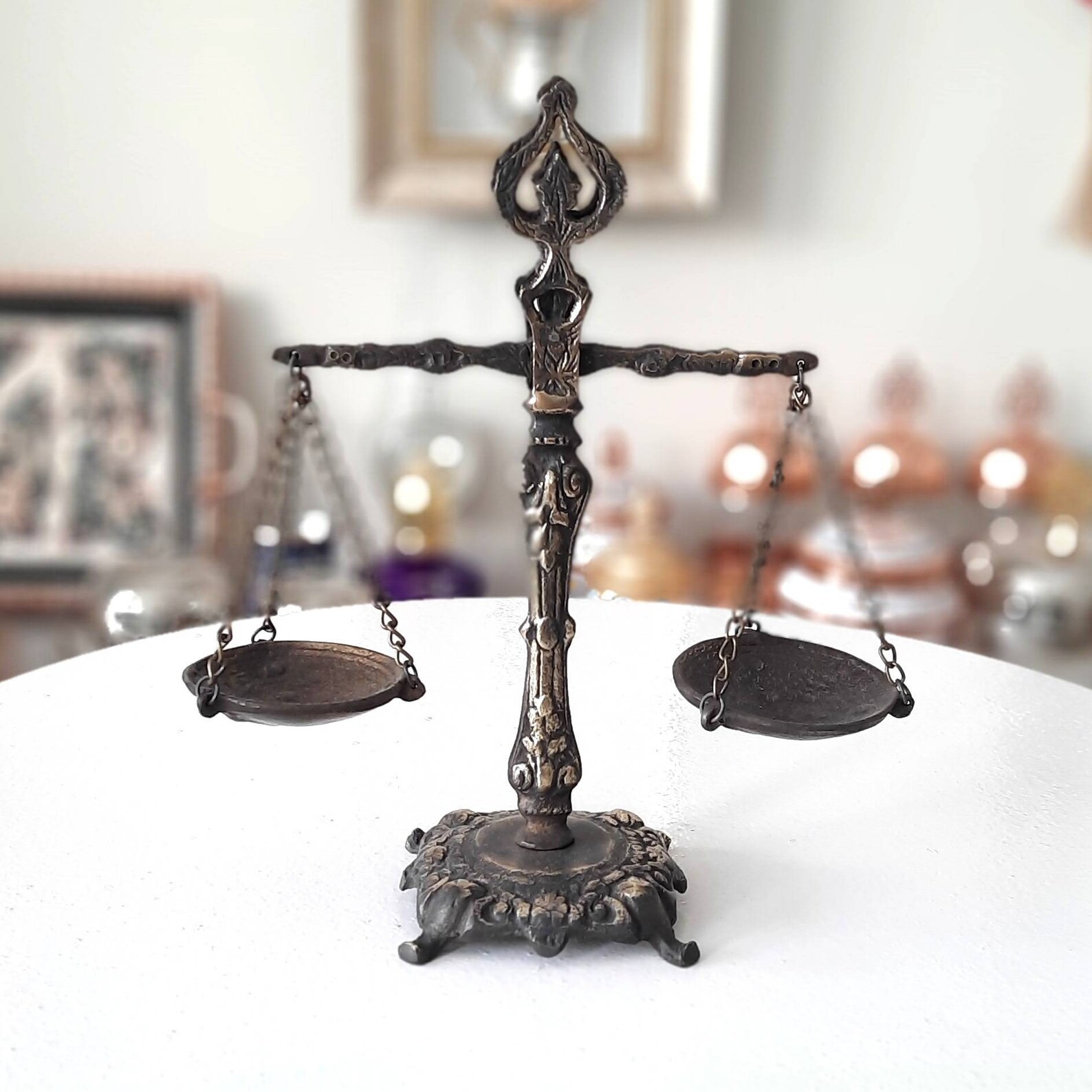 Scales of Justice Law Office Decor Brass Justice Scales - Etsy