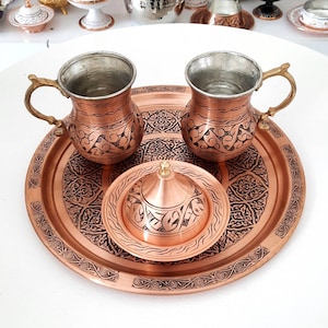 Copper Mug Set, Unique Gift Ideas, Housewarming Gift, Anniversary Gifts ...