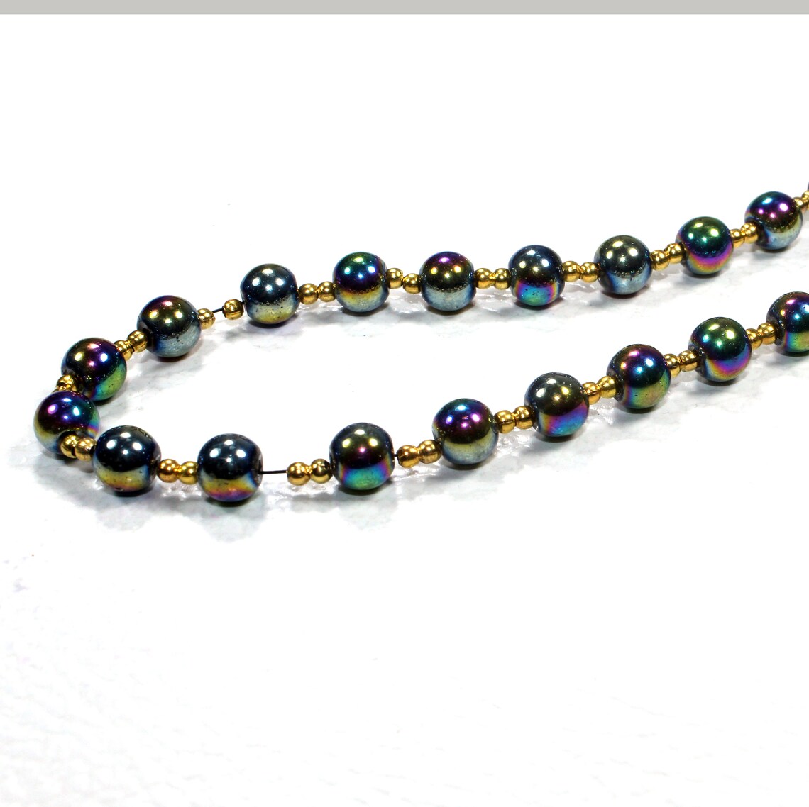 20 pieces Coated titanium beads smooth gemstone beads coated | Etsy