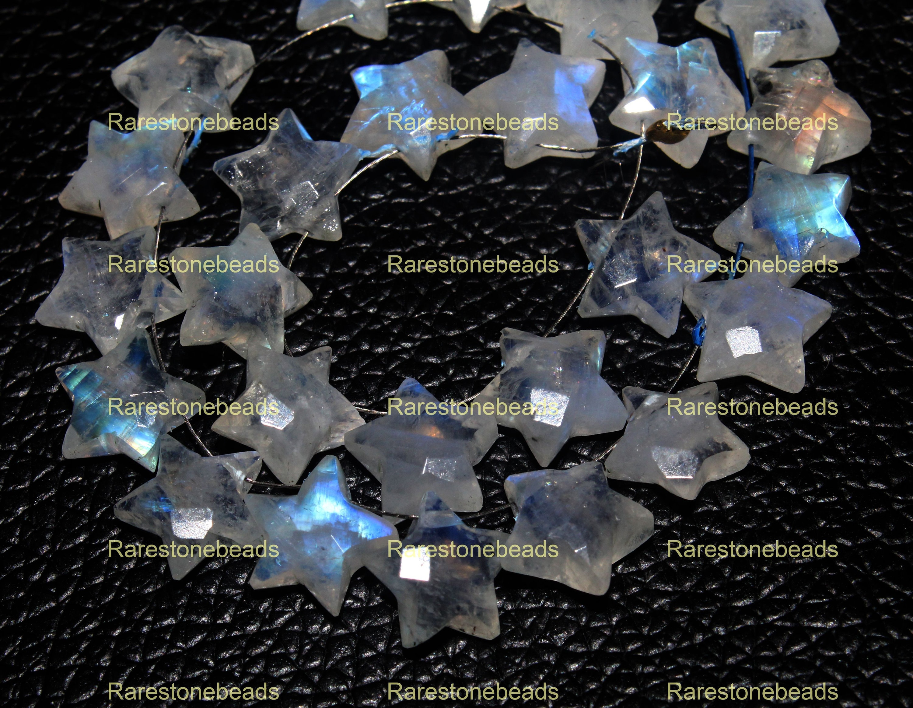 Natural Rainbow Moon Stone 10 Pieces Drilled Moon Stone Moon - Etsy