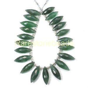 Natural Green Strawbery Quartz, 10 Pieces, Top Drilled Gemstone ...