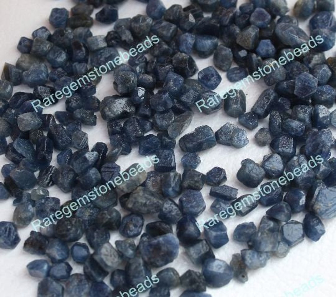 100 Cts, Natural Blue Sapphire Gemstone Raw, Rough Gemstone Jewelry ...