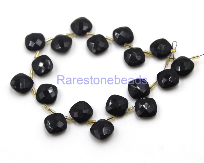 Natural Black Onyx Gemstone, Affordable Gemstone, Top Drilled Gemstone ...