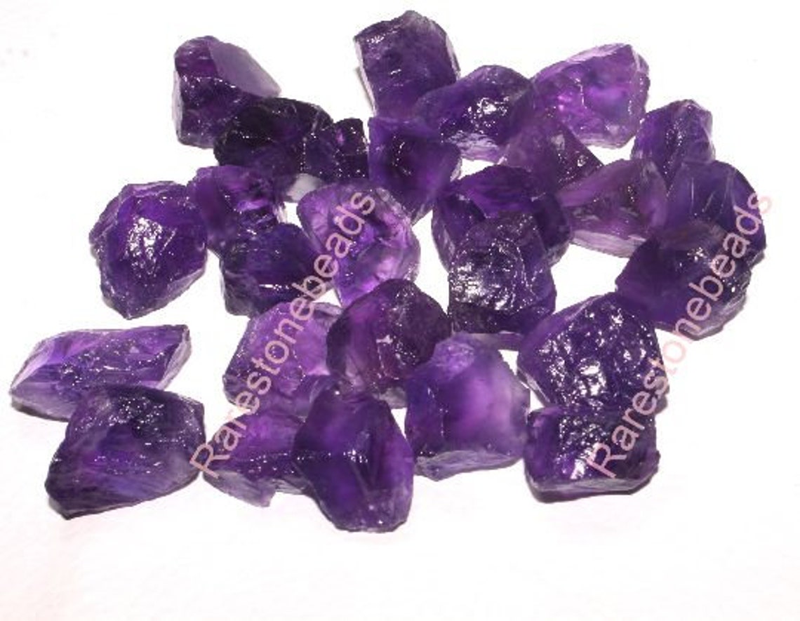 6 Pieces AAA Quality Natural Amethyst Rough Gemstone Rare - Etsy