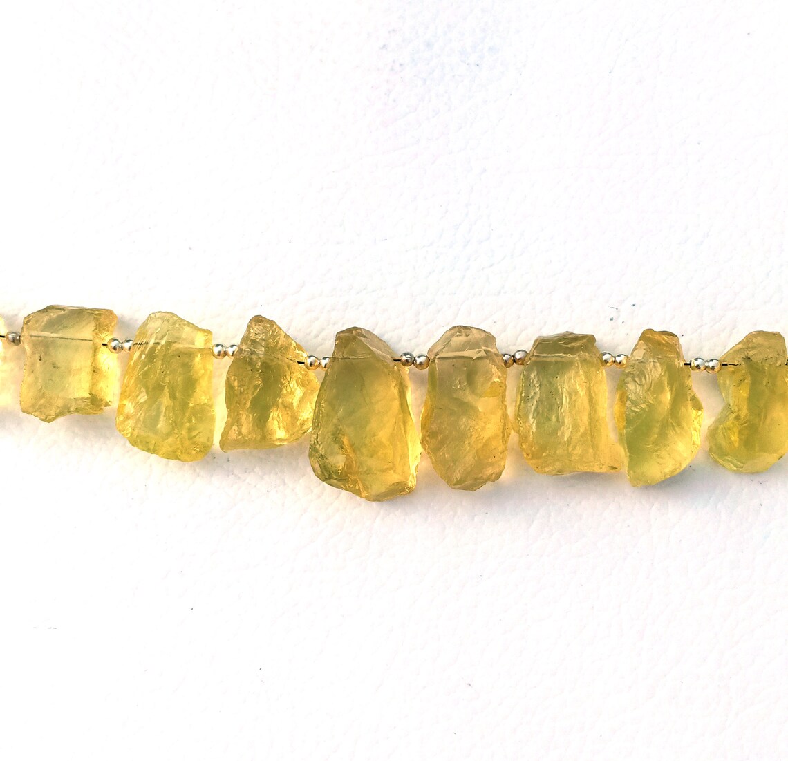 10 pieces natural Lemon quartz gemstone raw drilled rough | Etsy