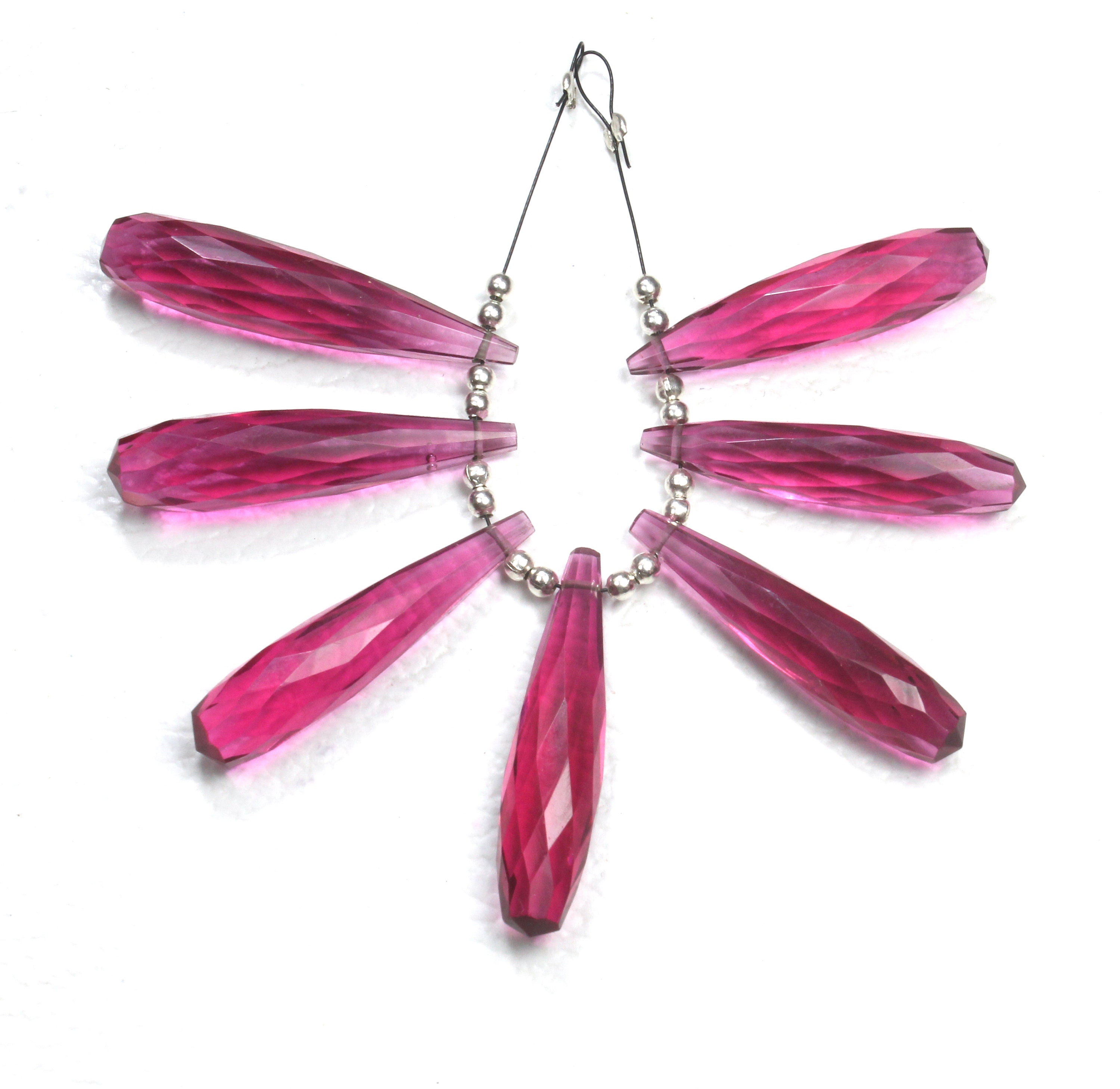 10 pieces Ruby lite quartz drilled gemstone AAA quality | Etsy