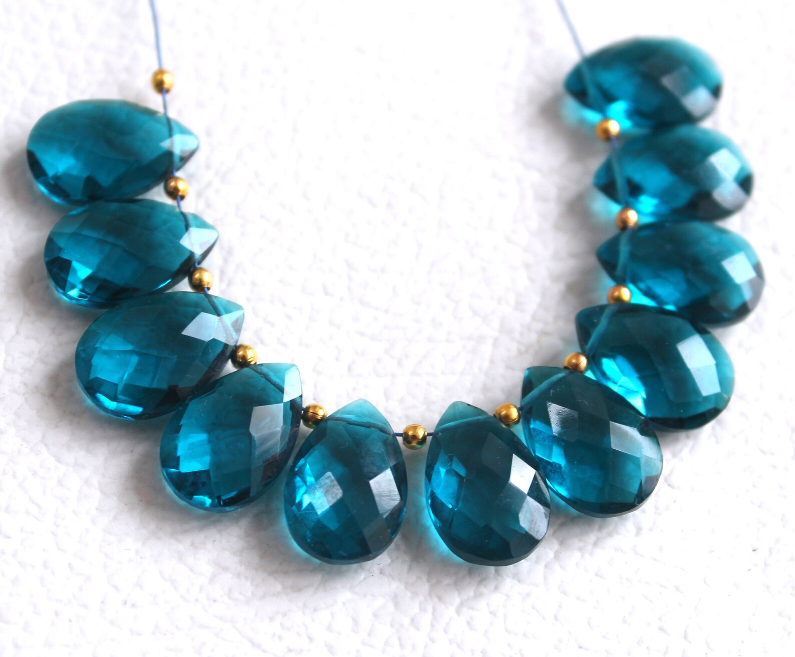 10 Pieces Neon Apatite Gemstone Pear shape Neon Apatite | Etsy