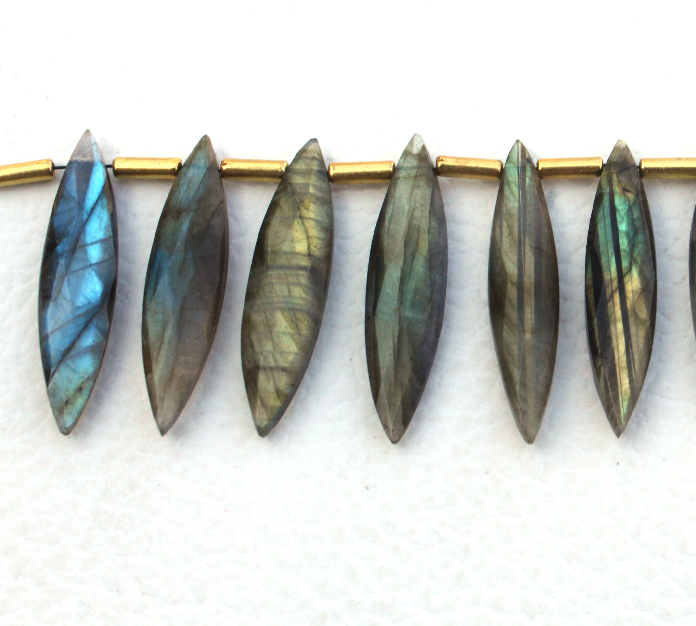 10 pieces natural labradorite gemstone natural gemstone | Etsy