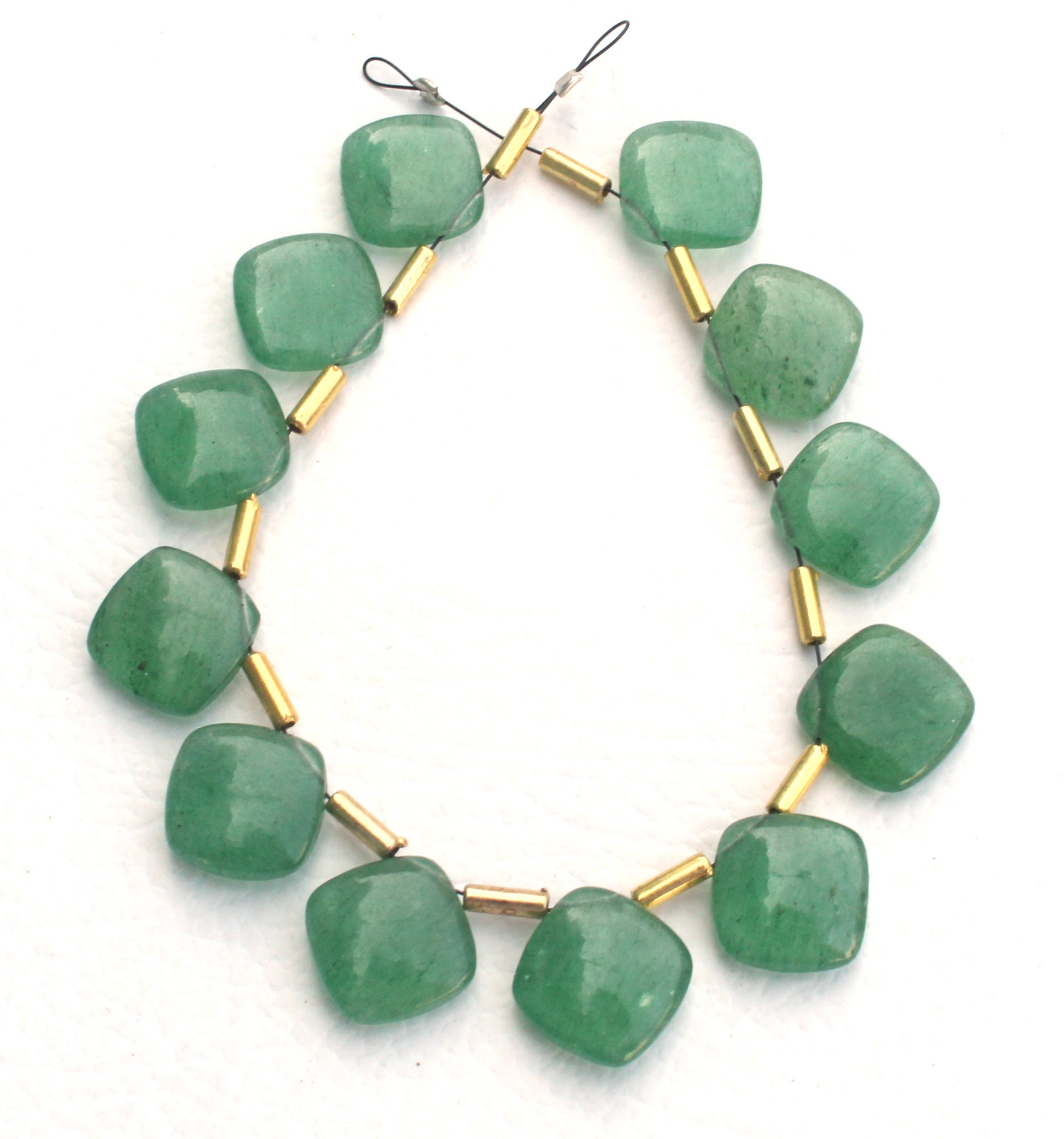 10 pieces natural green strawberry quartz natural gemstone | Etsy