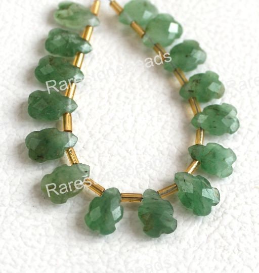 10 Pieces Natural Green Strawberry Quartz Beads, Good Quality Gemstone ...
