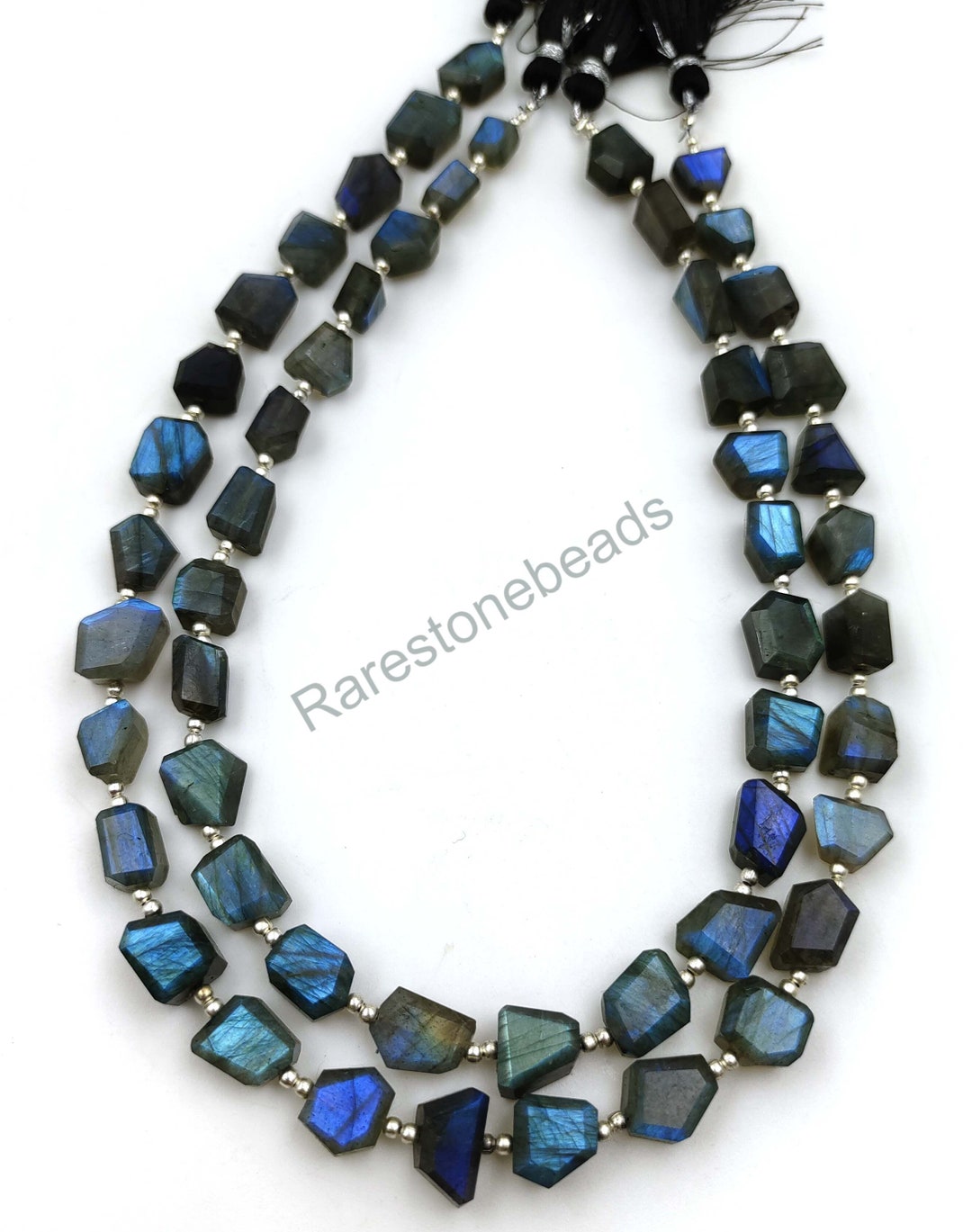 Blue Labradorite, 20 Pieces Strand, Natural Labradorite, Drilled Stone ...