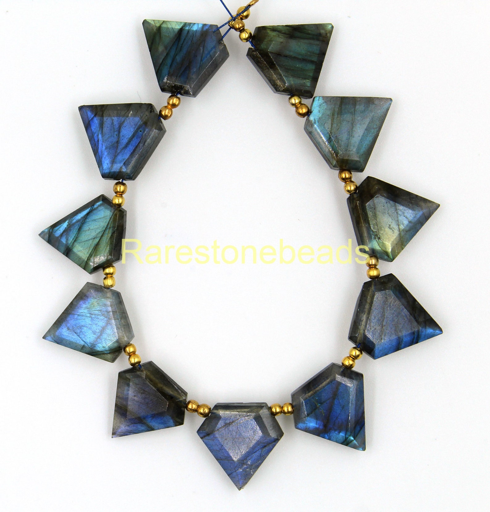 Natural Multi Flashy Labradorite Gemstone Drilled Gemstone - Etsy