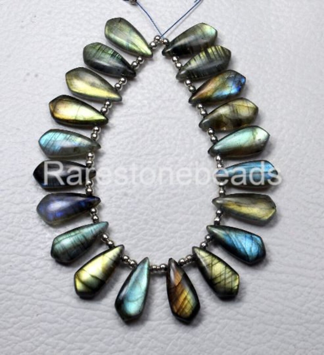Labradorite Gemstone, 10 Pieces, Natural Gemstone Beads, Loose Gemstone ...