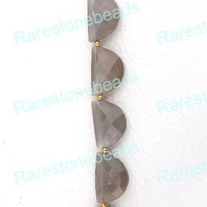 10 Pieces Natural Grey Moon Stone, Fancy Shape Gemstone, Natural ...
