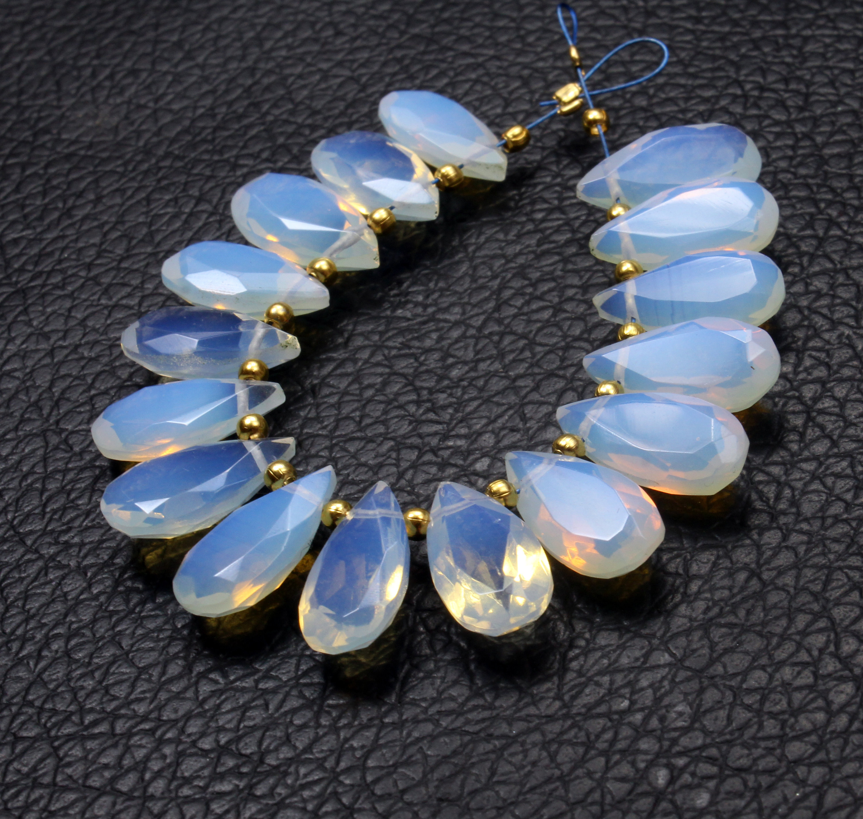 10 pieces Opalite gemstone drilled gemstone loose gemstone | Etsy