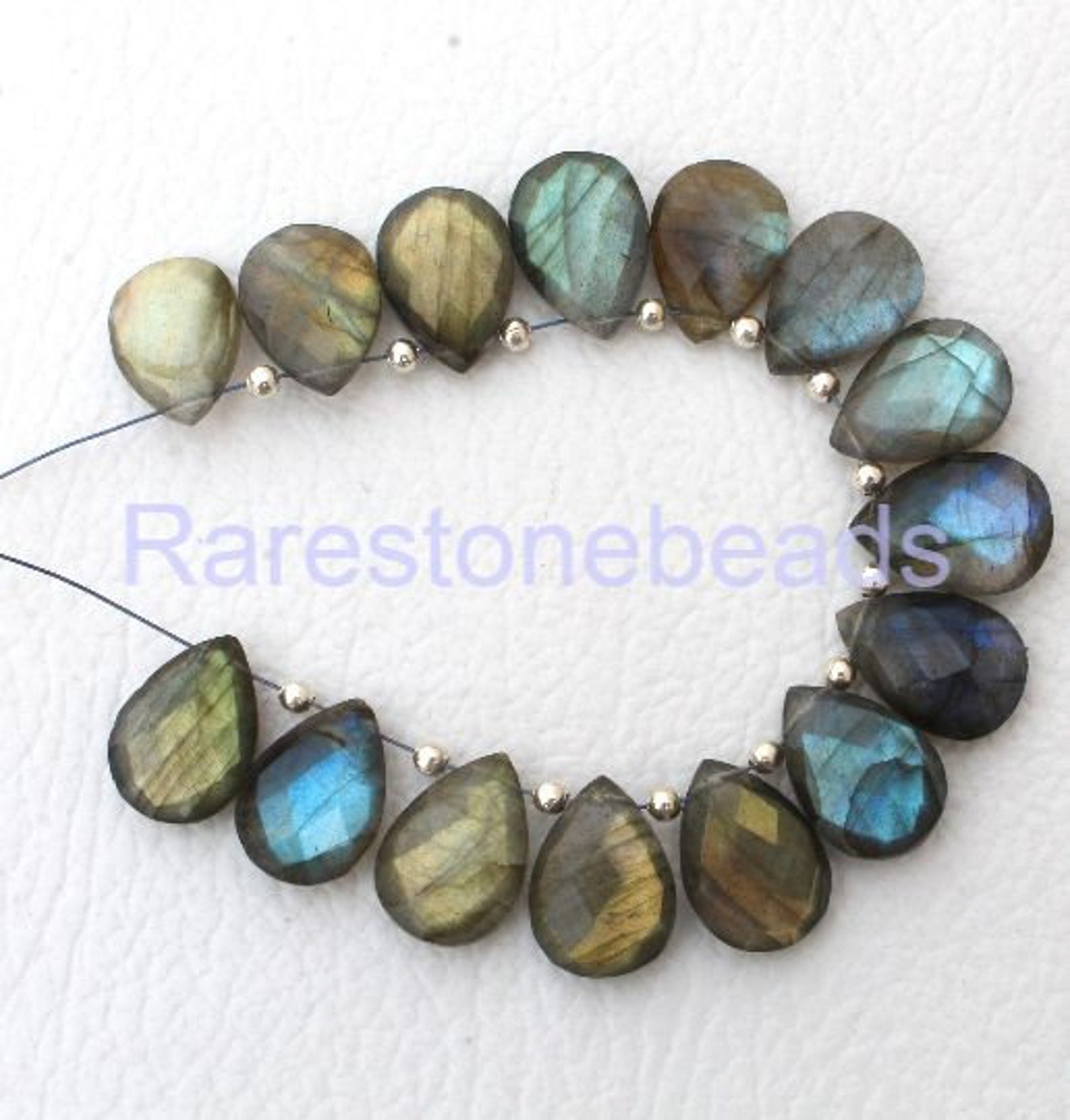 Multi Labradorite 10 Pieces Natural Faceted Gemstone - Etsy