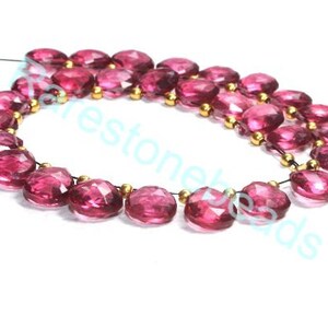 20 Pieces Ruby Lite Quartz Gemstone, Tiny Heart Shape Beads, Top ...