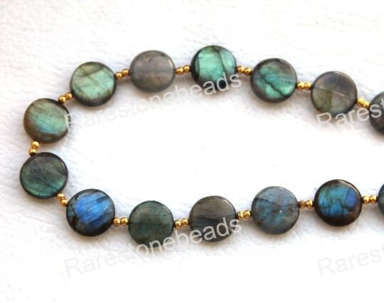 10 Pieces Natural Labradorite Gemstone Round Shape Gemstone | Etsy