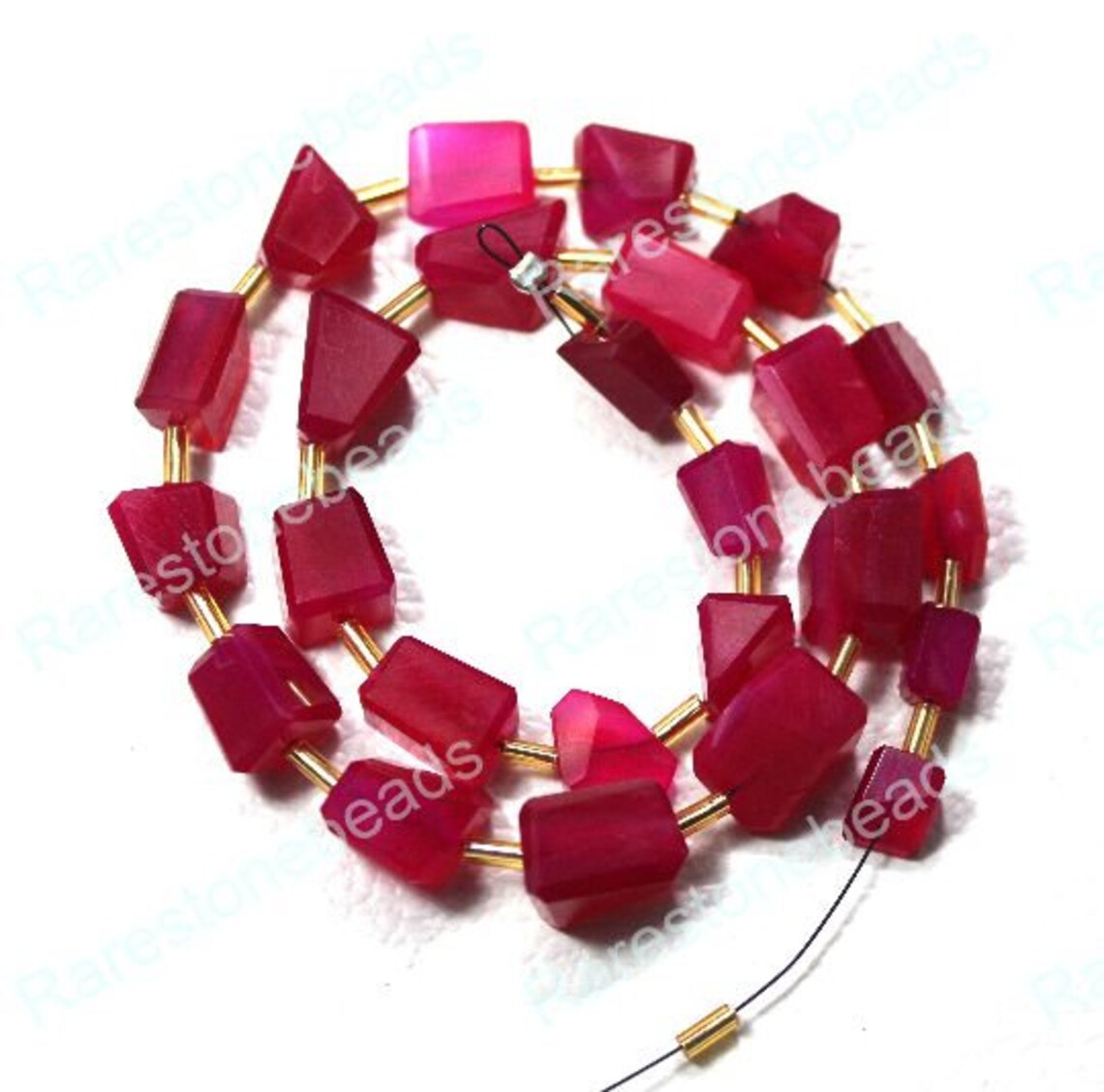 20 Pieces Natural Hot Pink Chalcedony Gemstone Natural Gems - Etsy