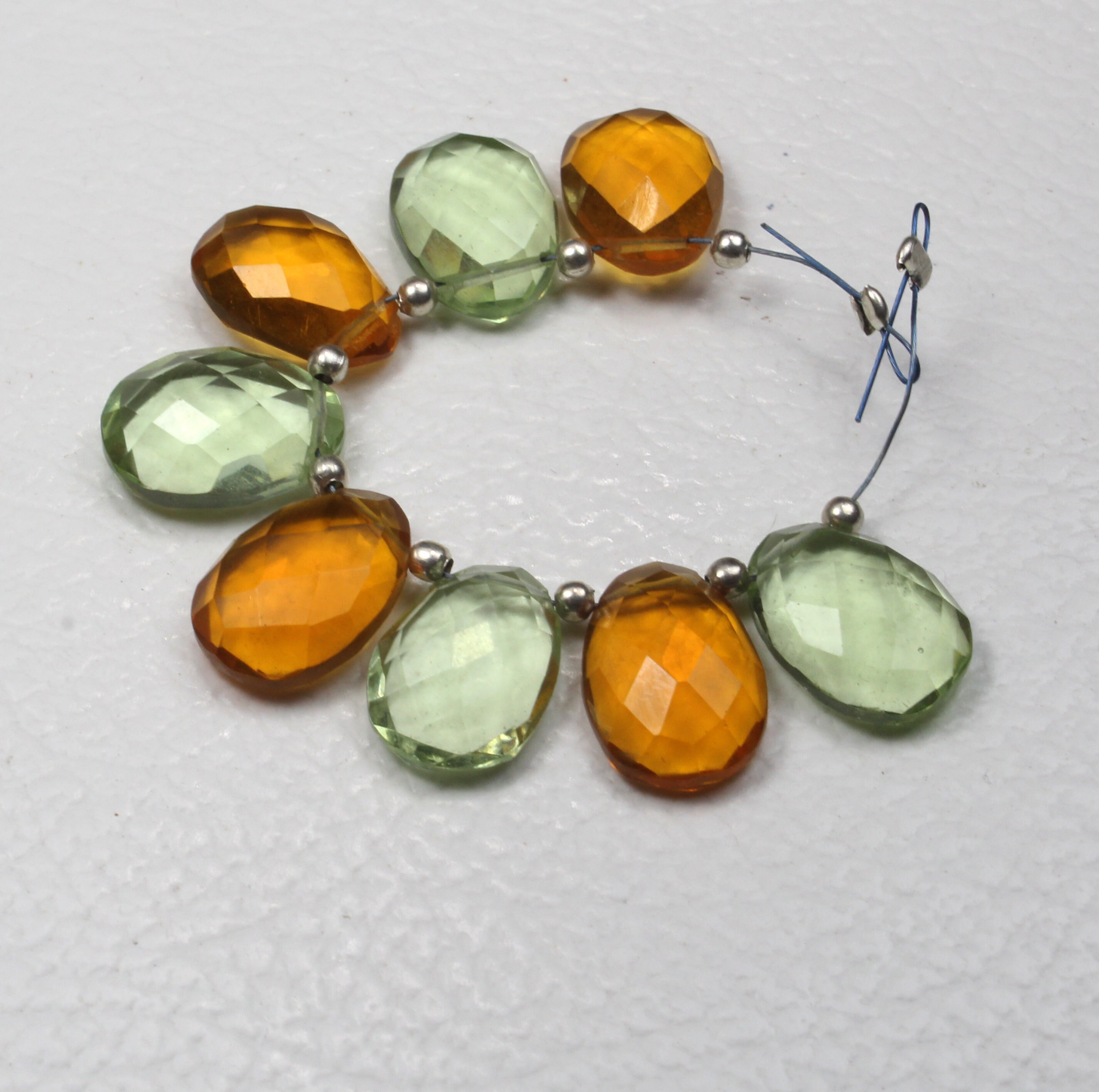 8 pieces Quartz gemstone drilled gemstone uneven shape hydro | Etsy