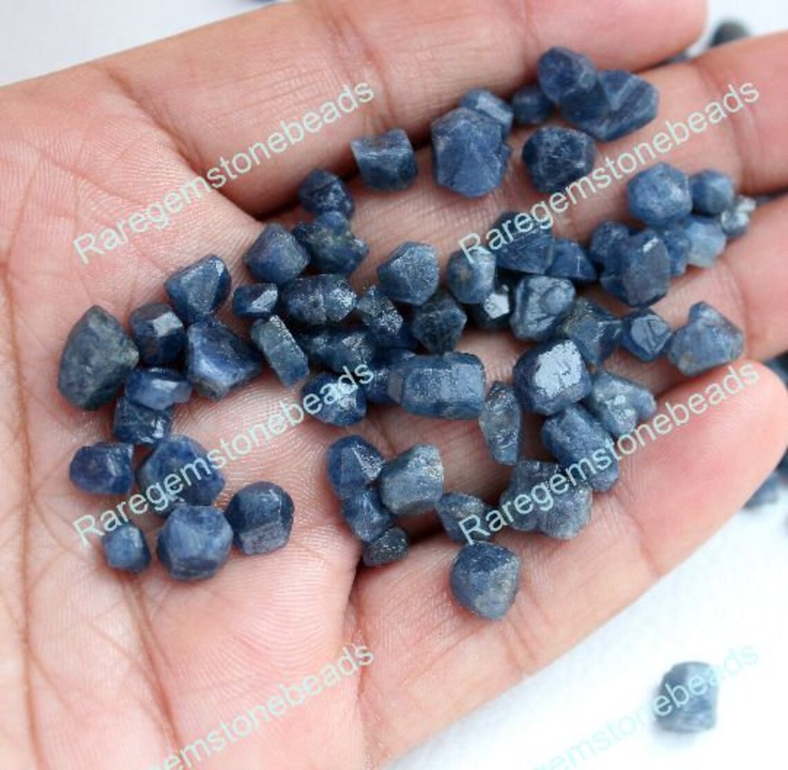 100 Cts, Natural Blue Sapphire Gemstone Raw, Rough Gemstone Jewelry ...