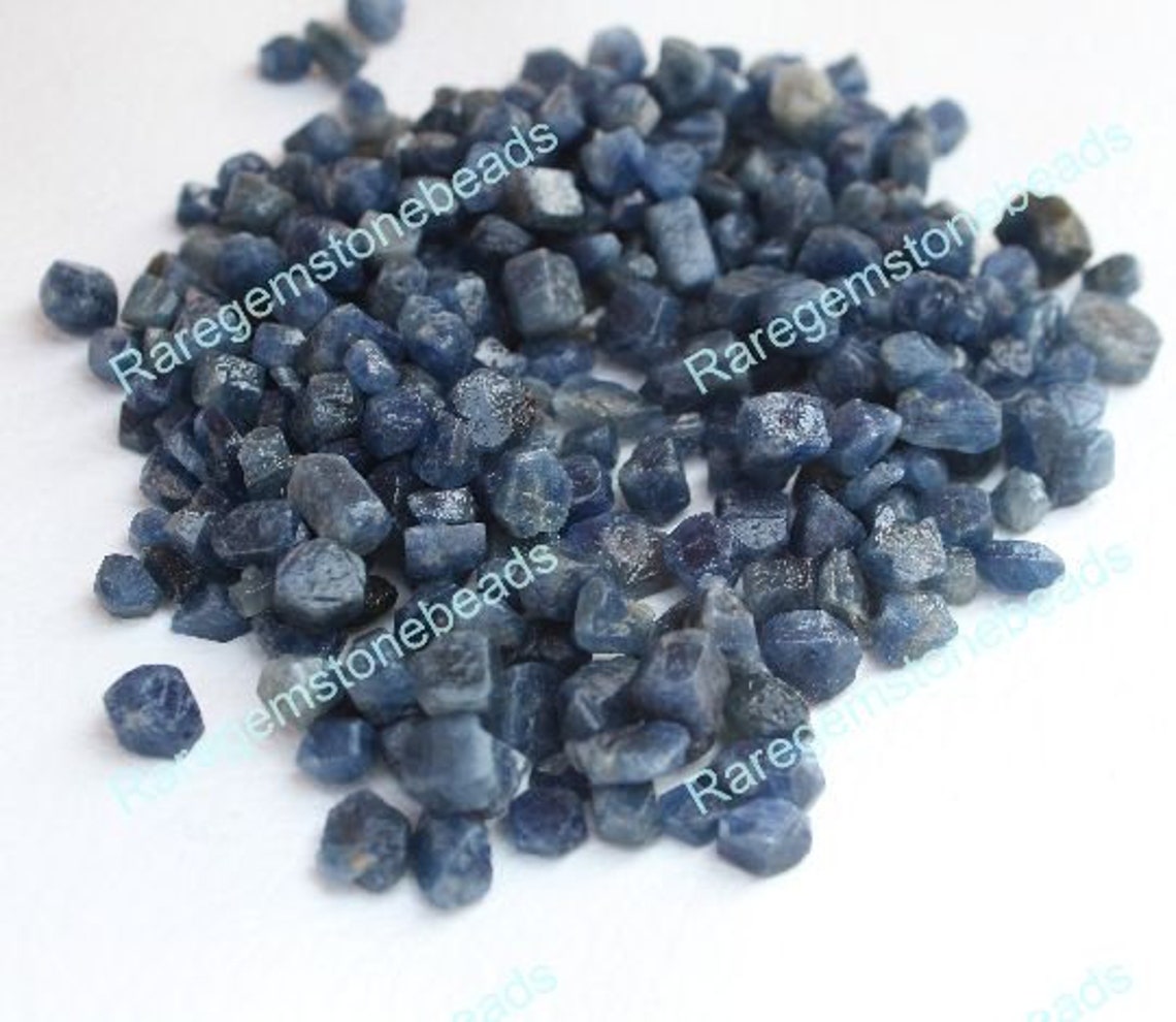 100 Cts, Natural Blue Sapphire Gemstone Raw, Rough Gemstone Jewelry ...