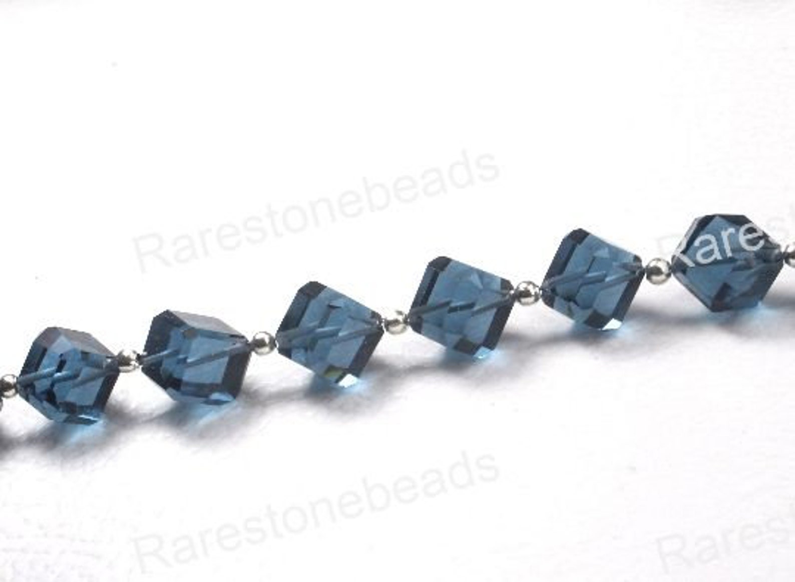 10 Pieces London Blue Quartz Gemstone Drilled Gemstone Fancy - Etsy