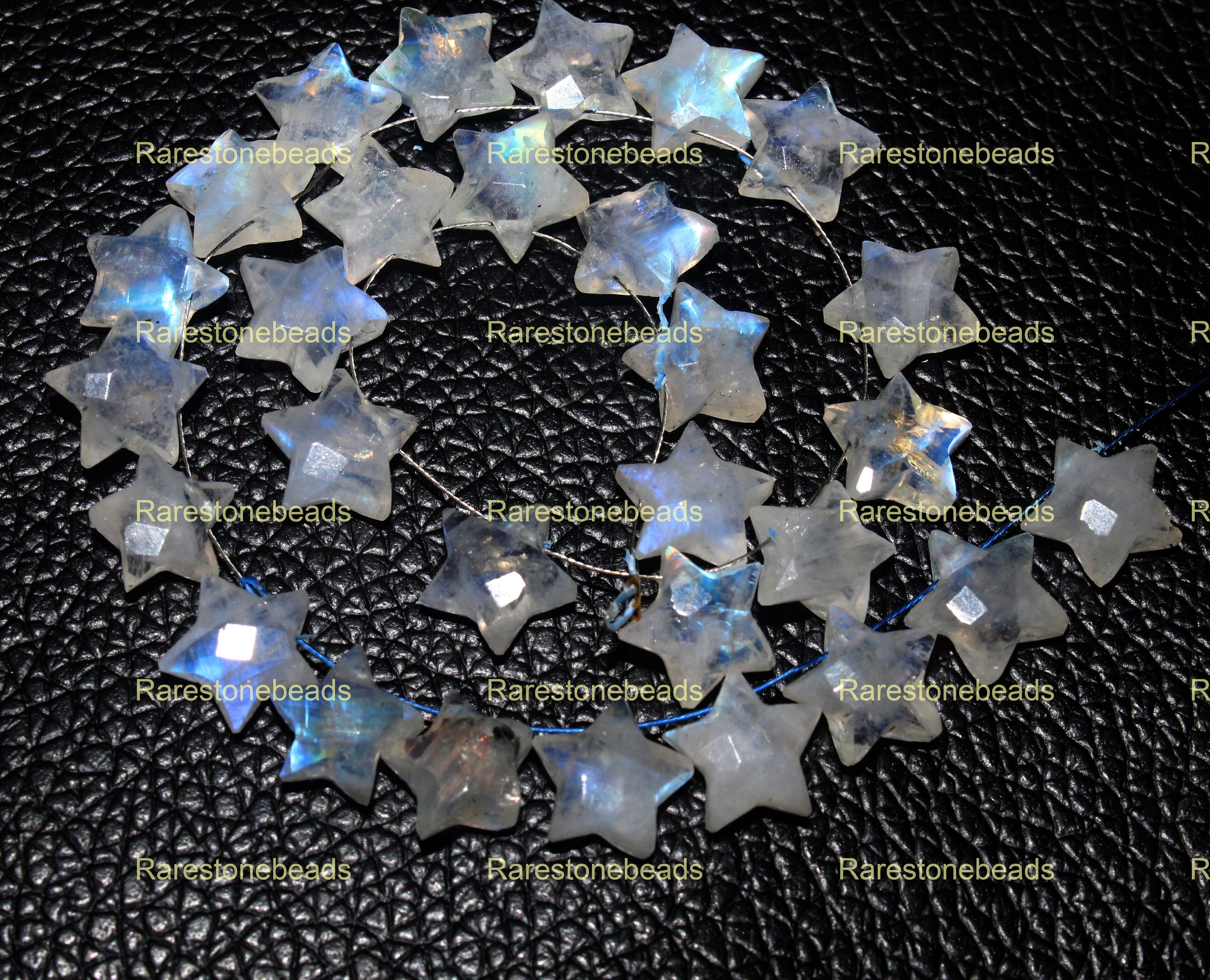 Natural Rainbow Moon Stone 10 Pieces Drilled Moon Stone Moon - Etsy