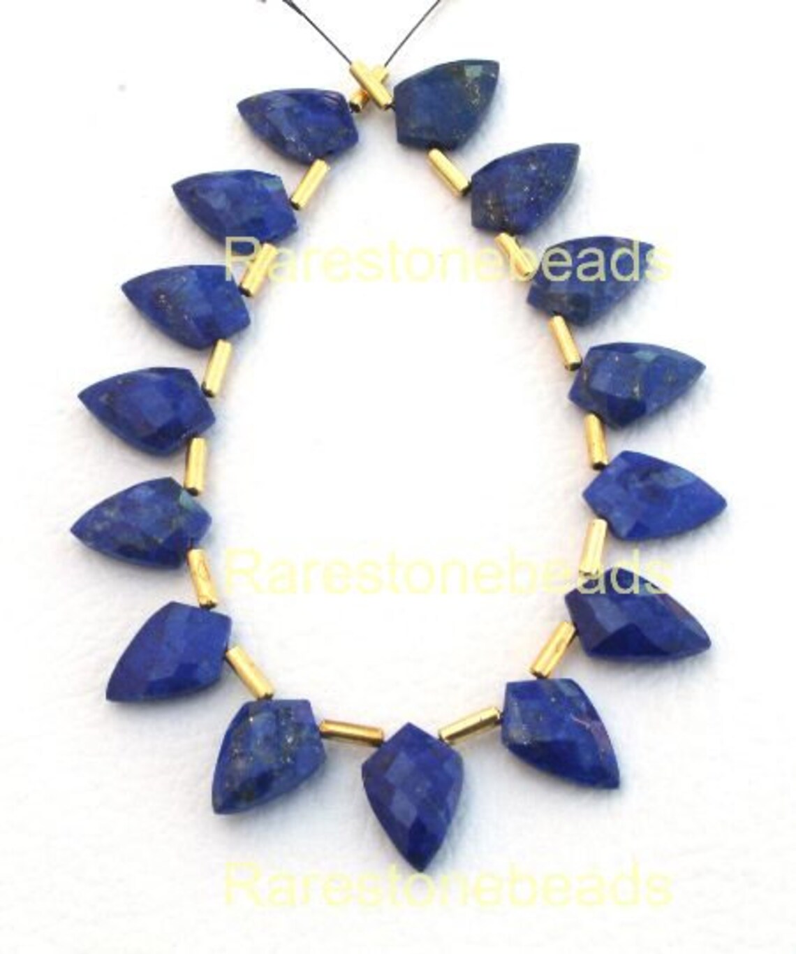 10 pieces natural lapis lazuli gemstone drilled gemstone | Etsy