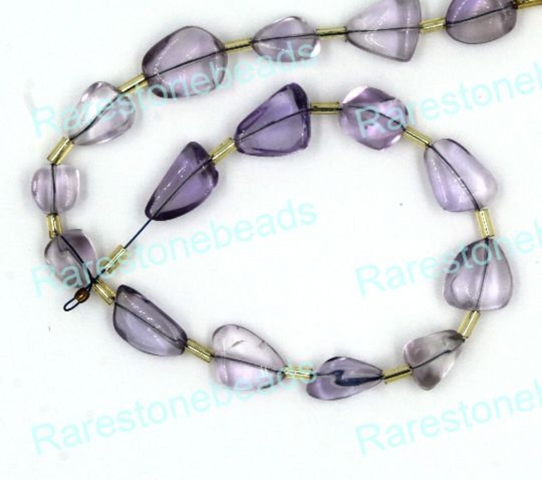 10 Pieces Natural Amethyst Gemstone, AAA Quality Stone, Top Drilled ...