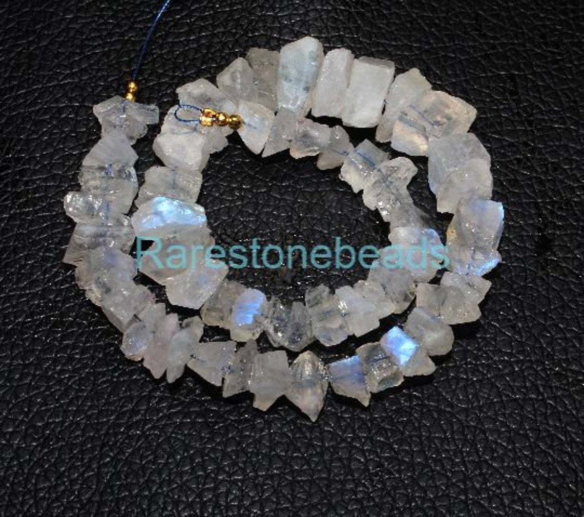 100 Cts. Natural Rainbow Moon Stone Raw Gemstone, Rough Gemstone ...