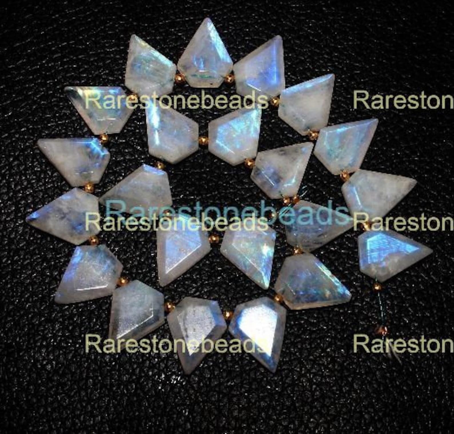 Natural Rainbow Moon Stone 10 Pieces Fancy Shape Moon Stone - Etsy