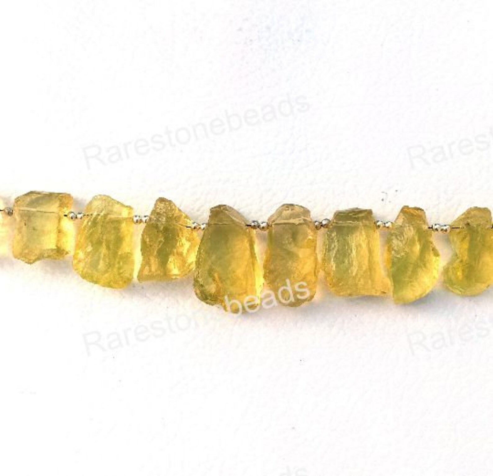 10 Pieces Natural Lemon Quartz Gemstone Raw Drilled Rough - Etsy