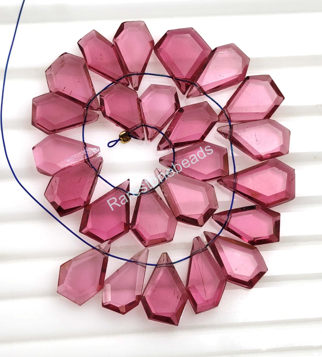 Ruby Lite Gemstone, 15 Pieces, Faceted Gemstone, Drilled Gemstone ...