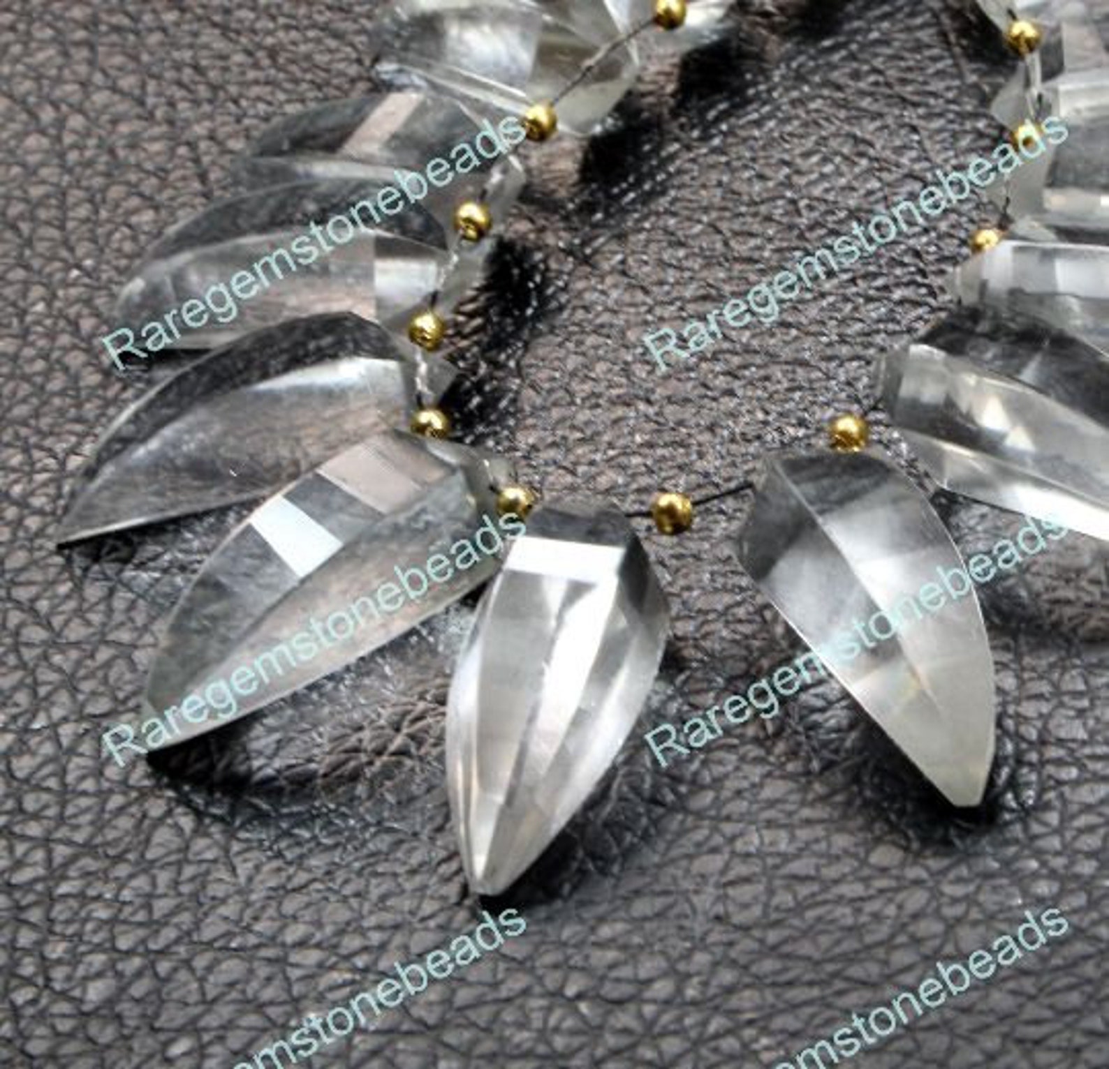 10 Pieces Natural Crystal Faceted Gemstone Drilled Fancy | Etsy