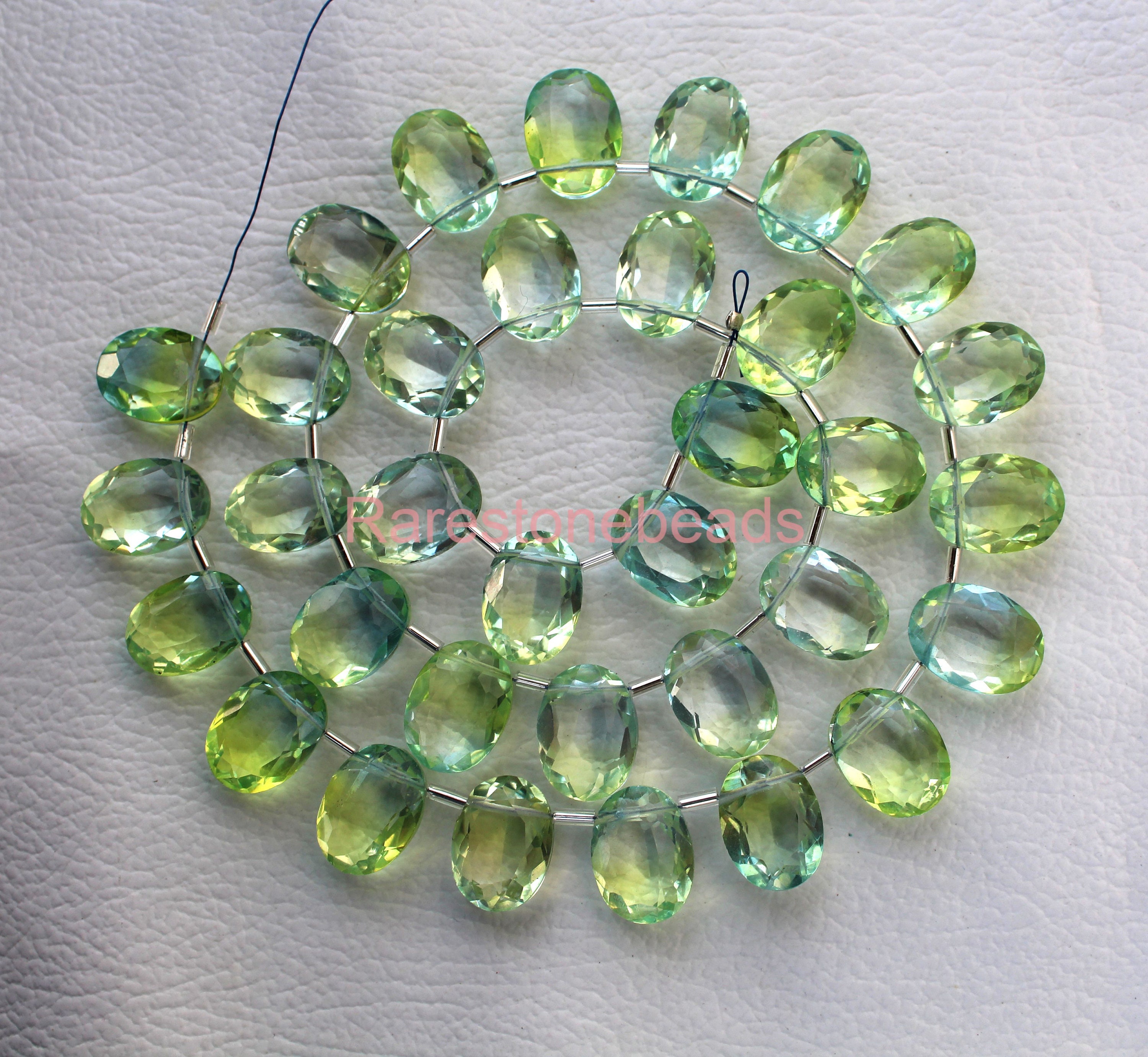 8 Pieces Multi color quartz gemstone drilled gemstone loose | Etsy