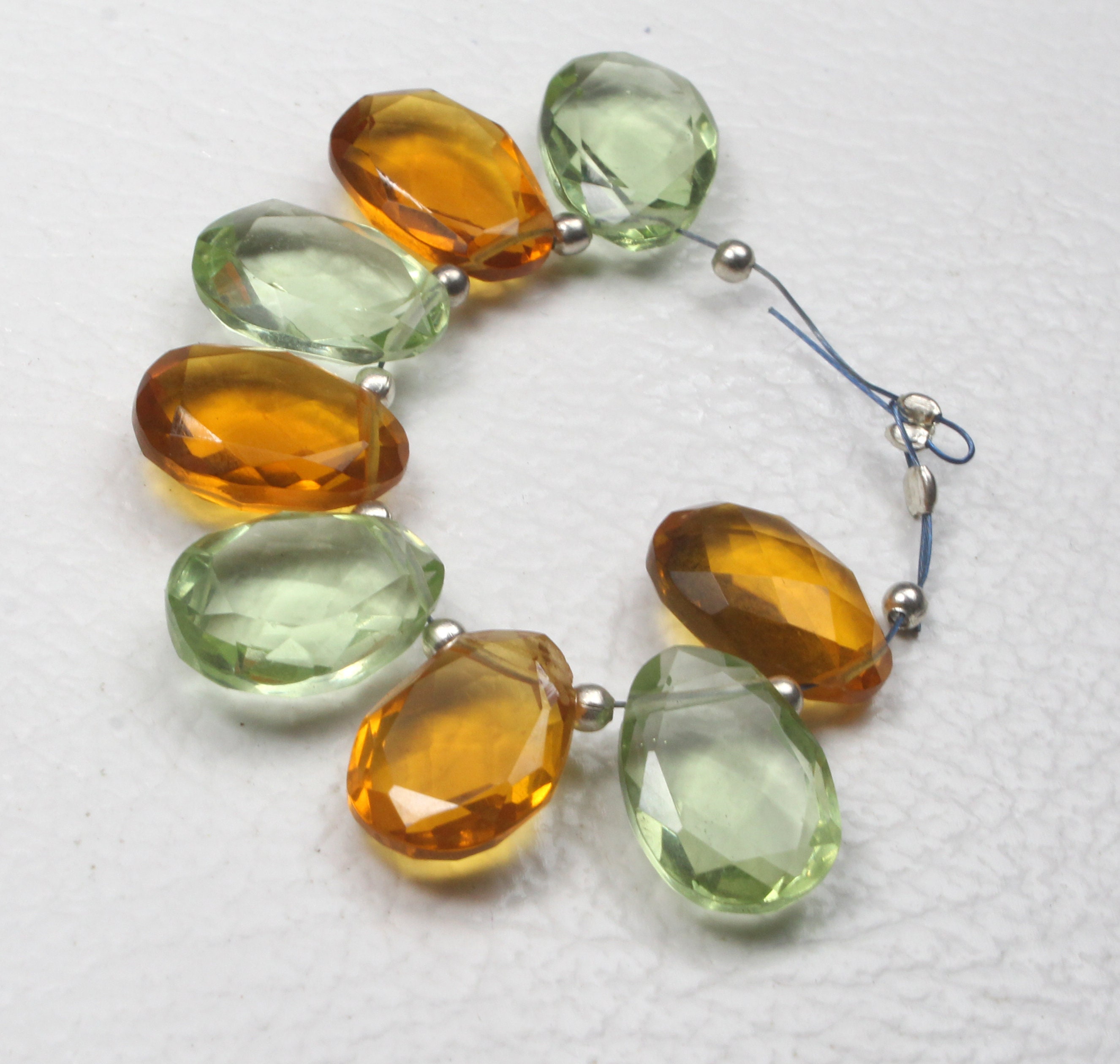 8 pieces Quartz gemstone drilled gemstone uneven shape hydro | Etsy