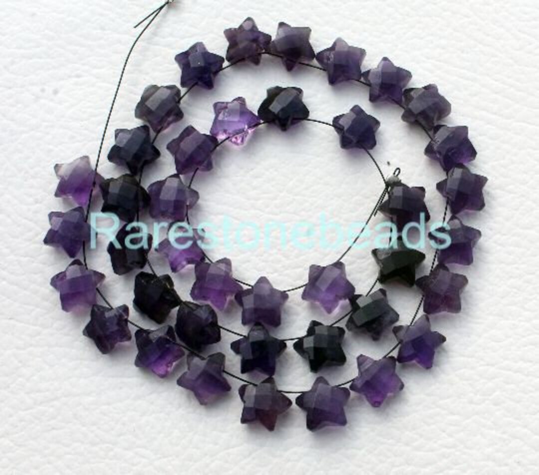 10 Pieces Natural Amethyst Gemstone, Drilled Gemstone, Carving Gemstone ...