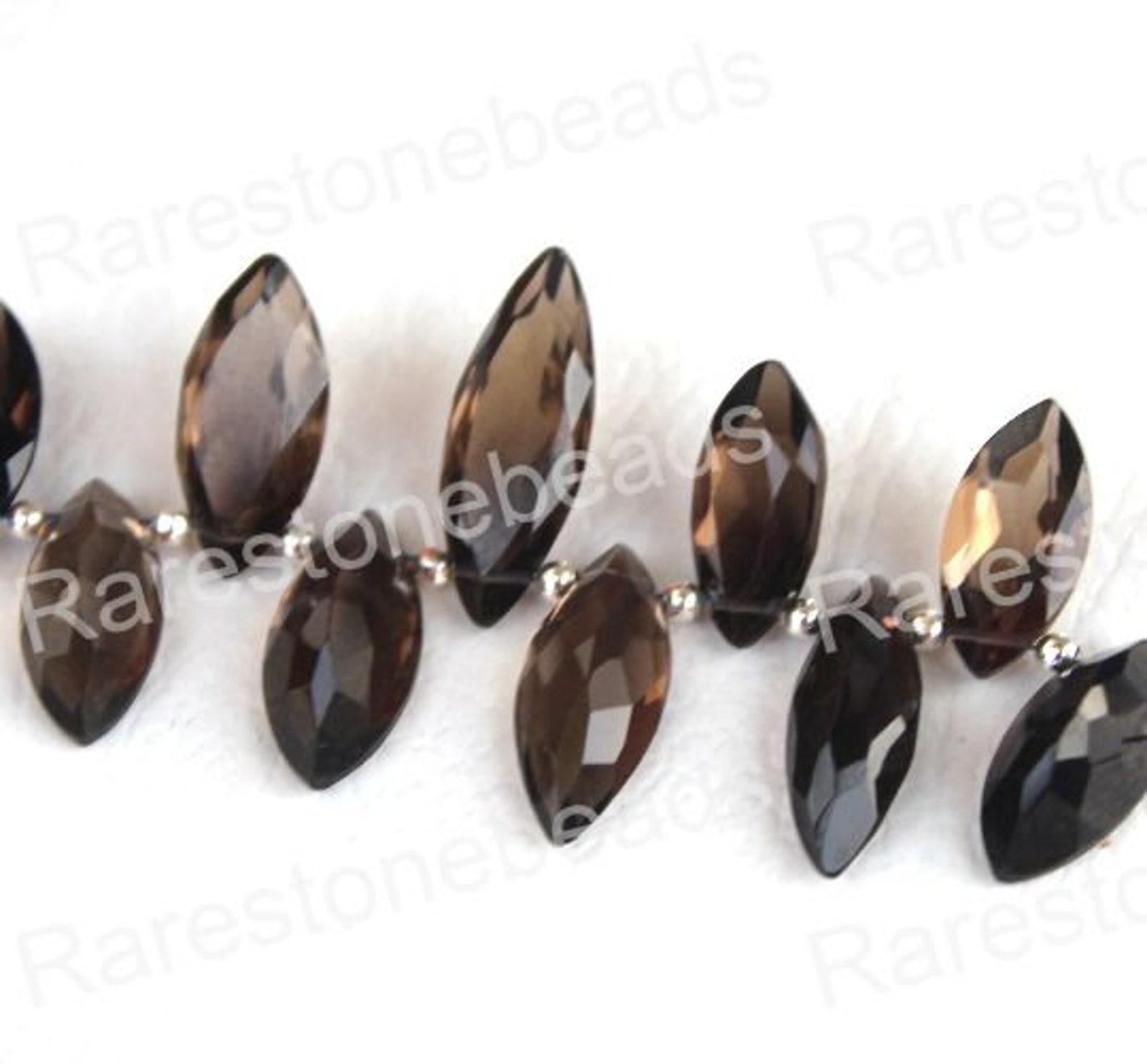 10 Pieces Natural Smoky Quartz Gemstone Handmade Gemstone - Etsy