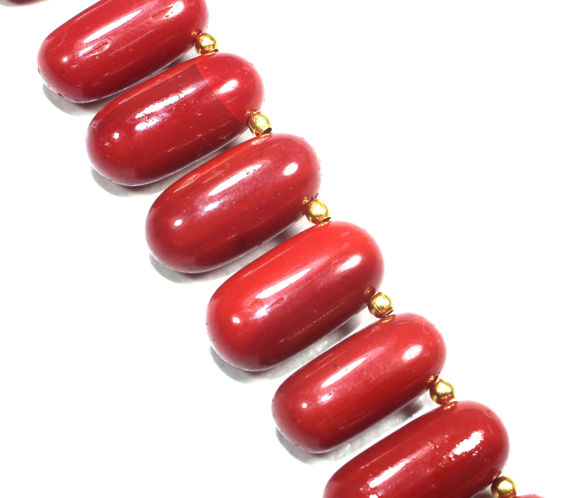 10 pieces Coral gemstone drilled gemstone coral jewelry | Etsy