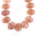 10 Pieces Natural Peach Moon Stone Drilled Gemstone Natural - Etsy